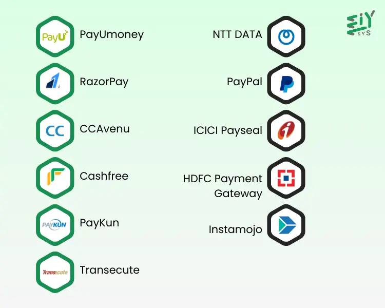 Top 10 Payment Gateways for eCommerce Success in 2024 - Eiysys